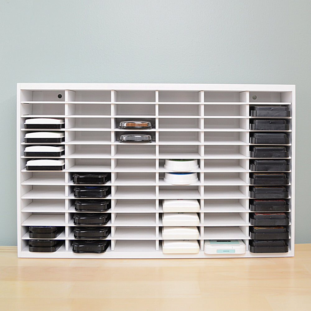 Standard Ink Pad Organizer, Huge 72 Capacity | OrganizeMore