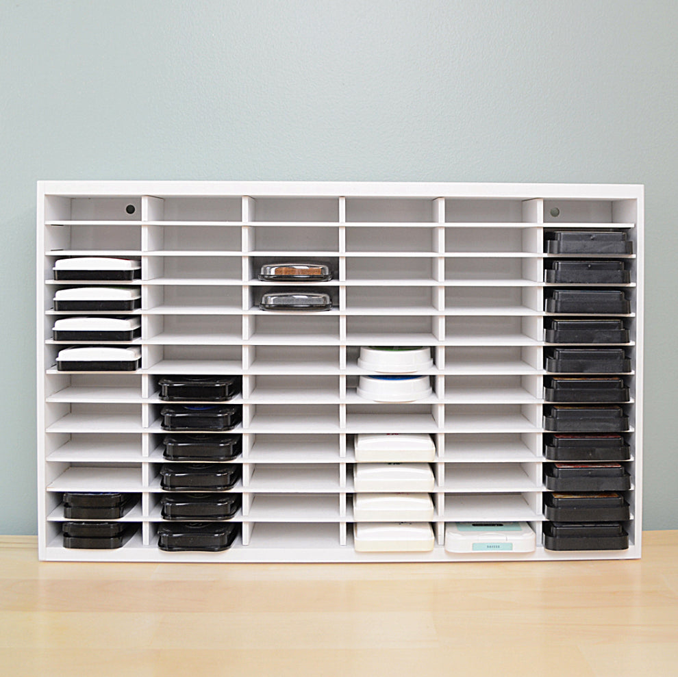 Standard Ink Pad Organizer, Huge 72 Capacity | OrganizeMore