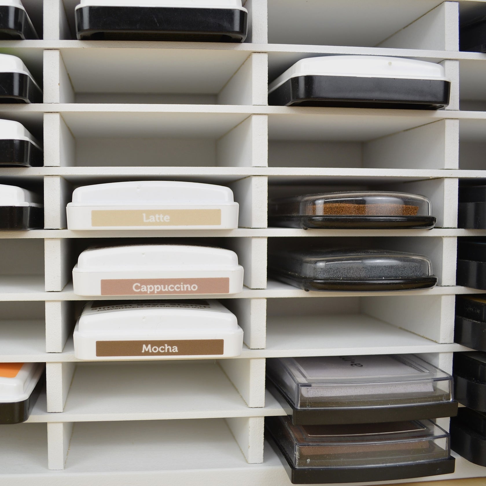 Standard Ink Pad Organizer, Huge 72 Capacity | OrganizeMore