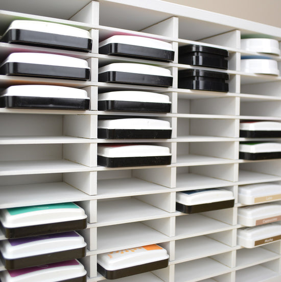 Standard Ink Pad Organizer, Huge 72 Capacity | OrganizeMore