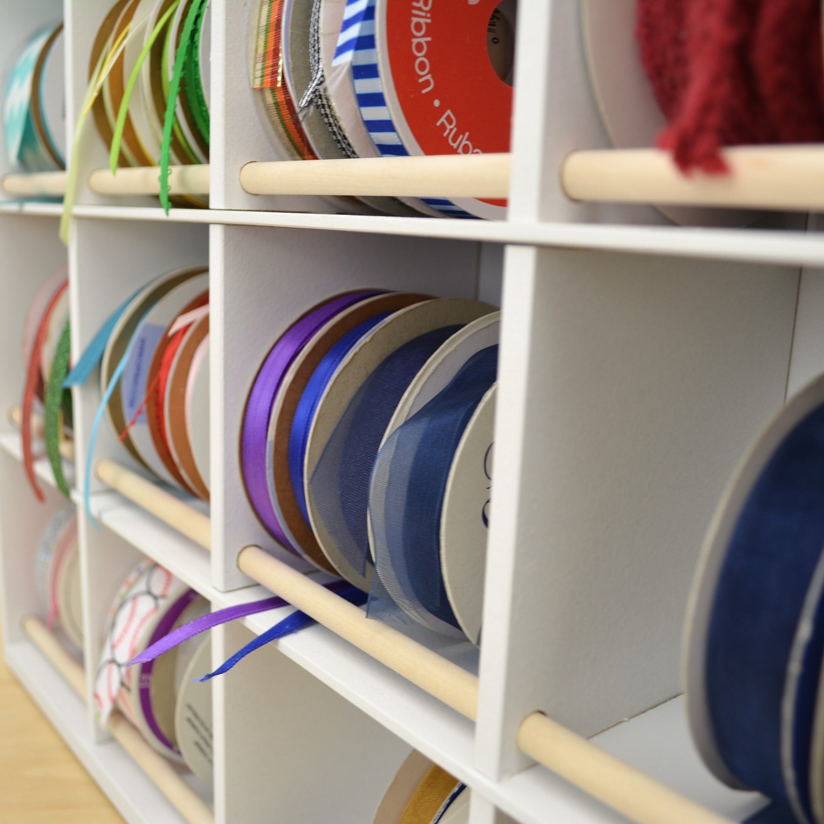 Ribbon Spool Organizer, Easy To Use | OrganizeMore