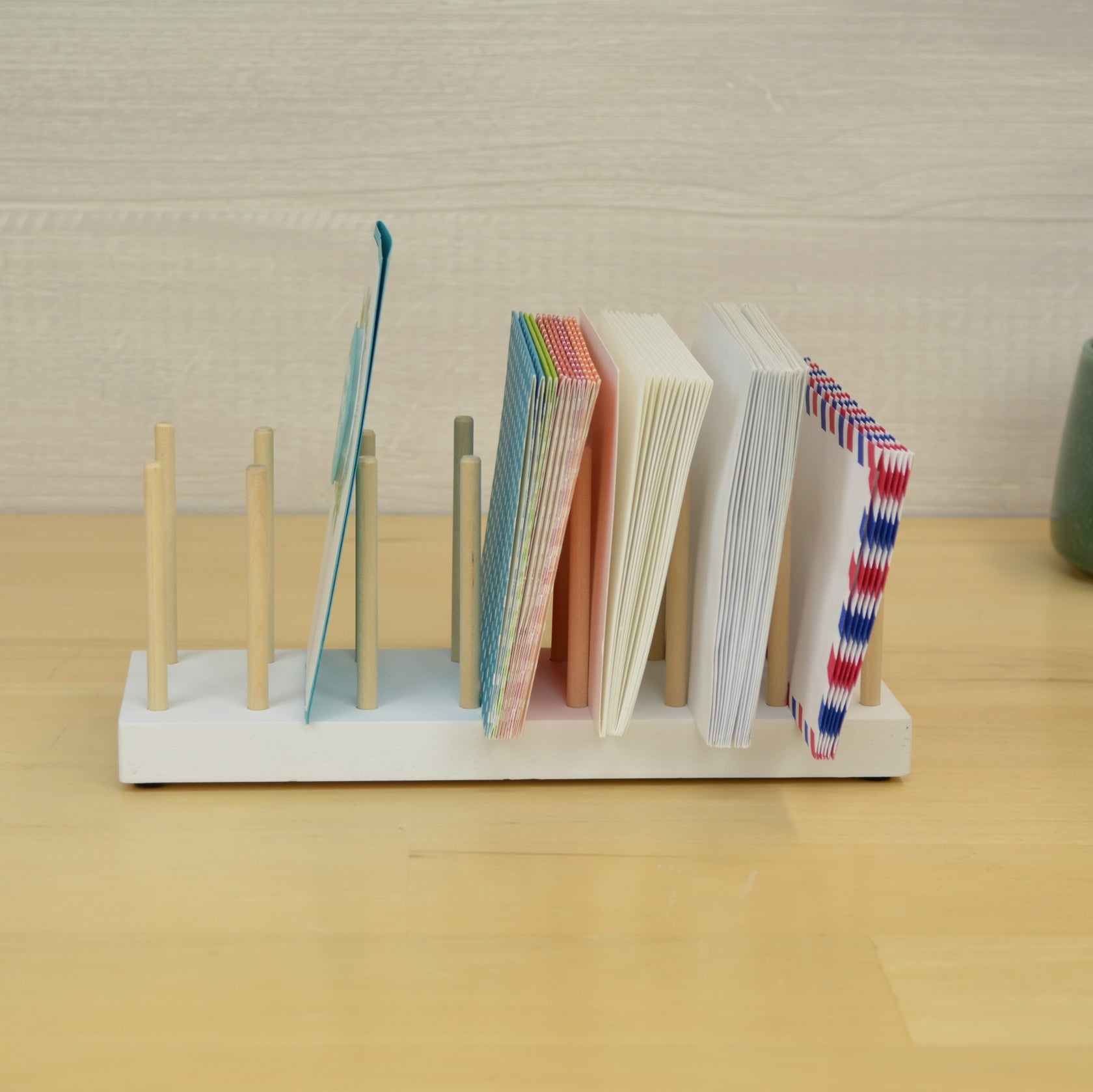 Desk Organizer with Adjustable Pegs | OrganizeMore