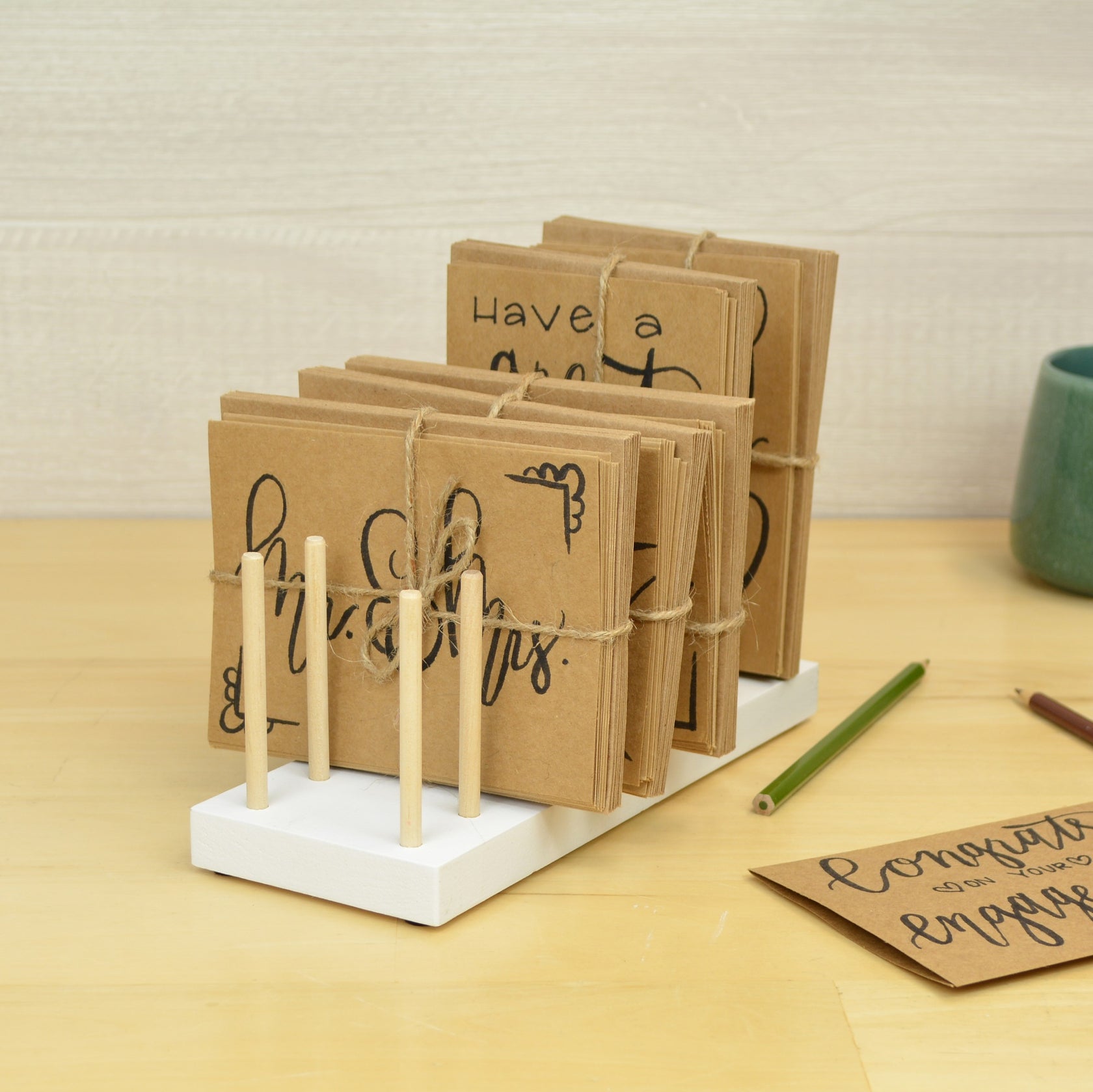 Desk Organizer with Adjustable Pegs | OrganizeMore